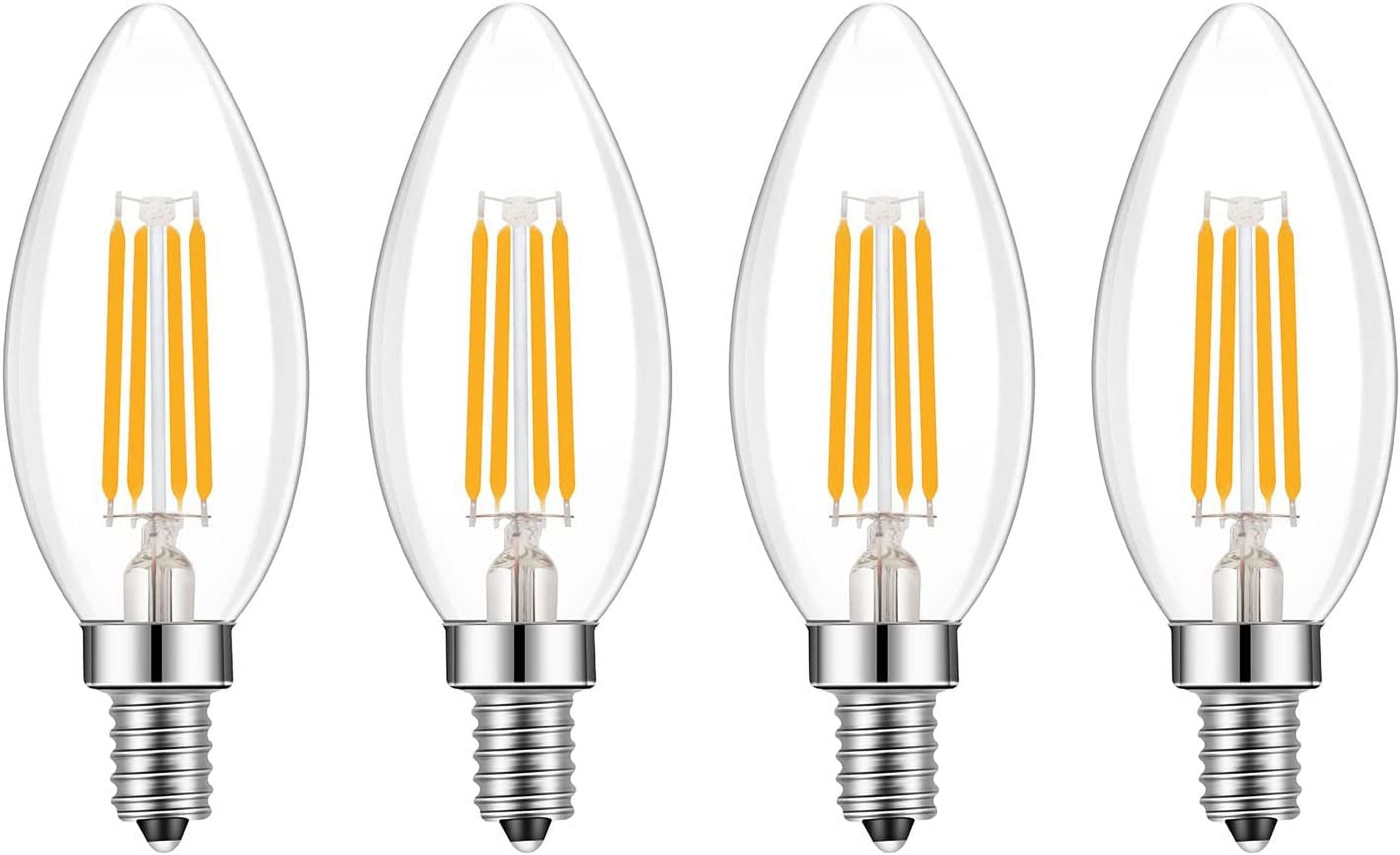 E14 Base LED Filament Candle Shape Light Bulb,E14 European Base Bulb ...