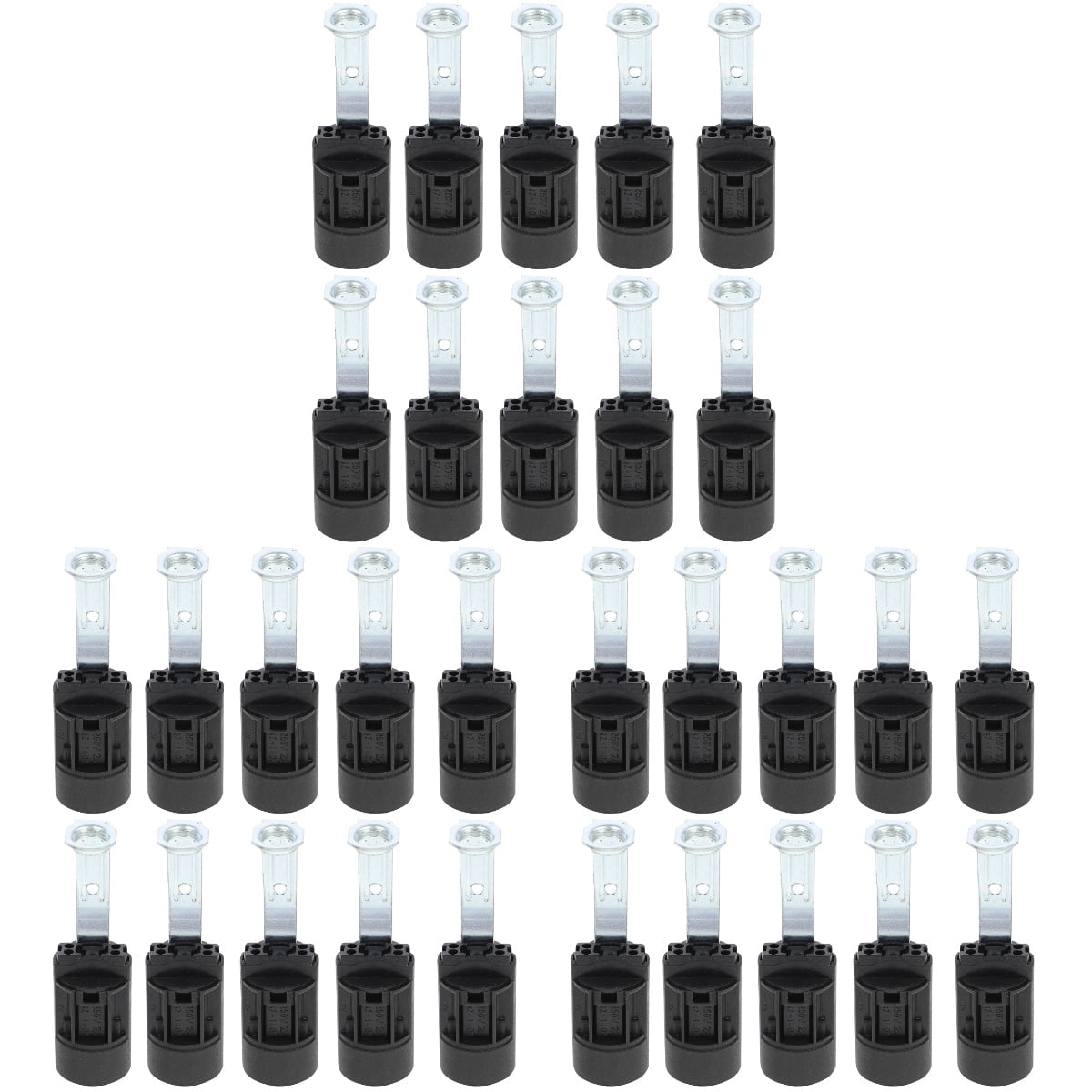 E14 Bracket Lamp Holder 30 Pcs Candelabra Socket Replacement Candle ...