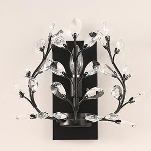 E14 Golden Branches And Leaves Wall Lamp Wrought Iron Paint Wall Light