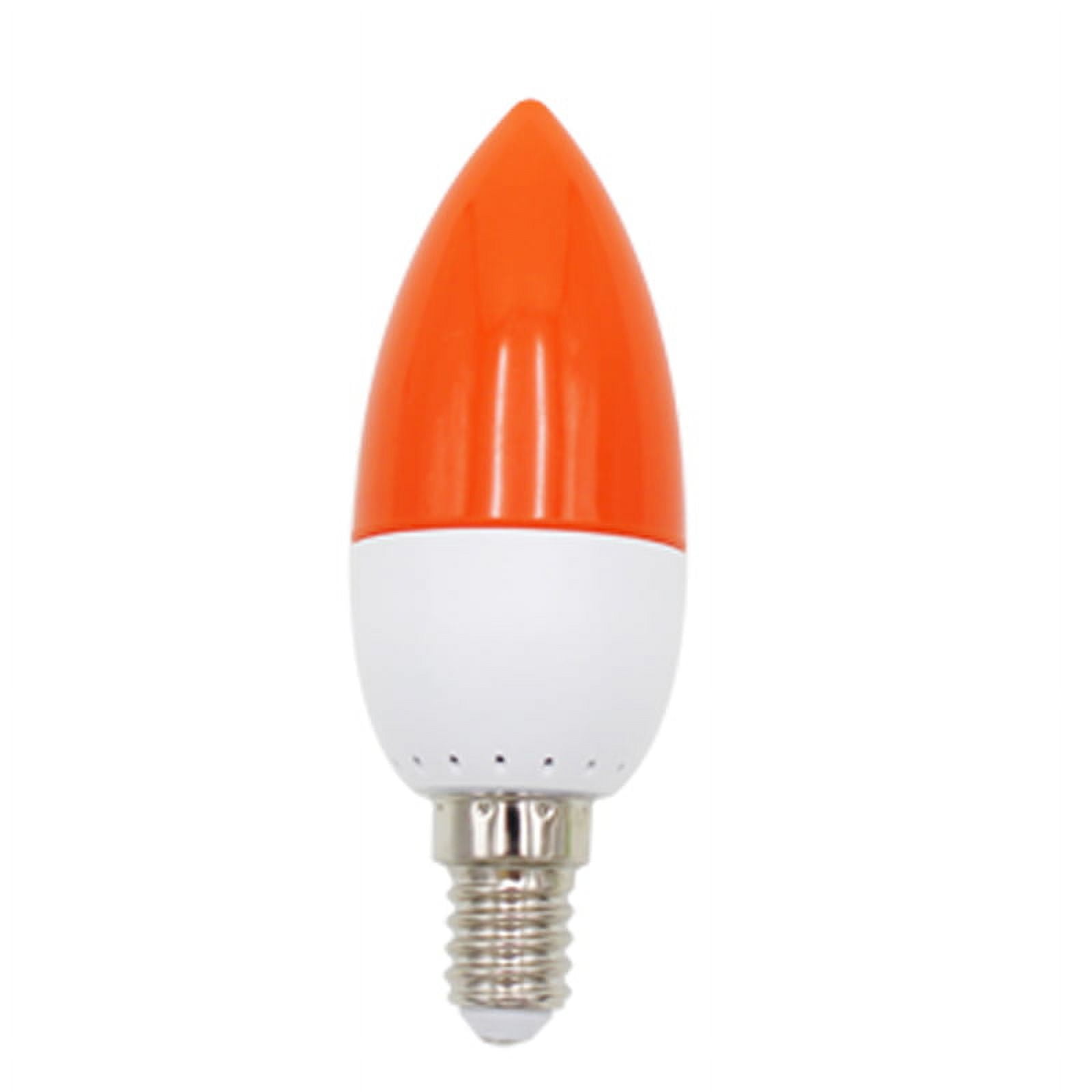 E14 LED color candle tip bulb, light,red - Walmart.com