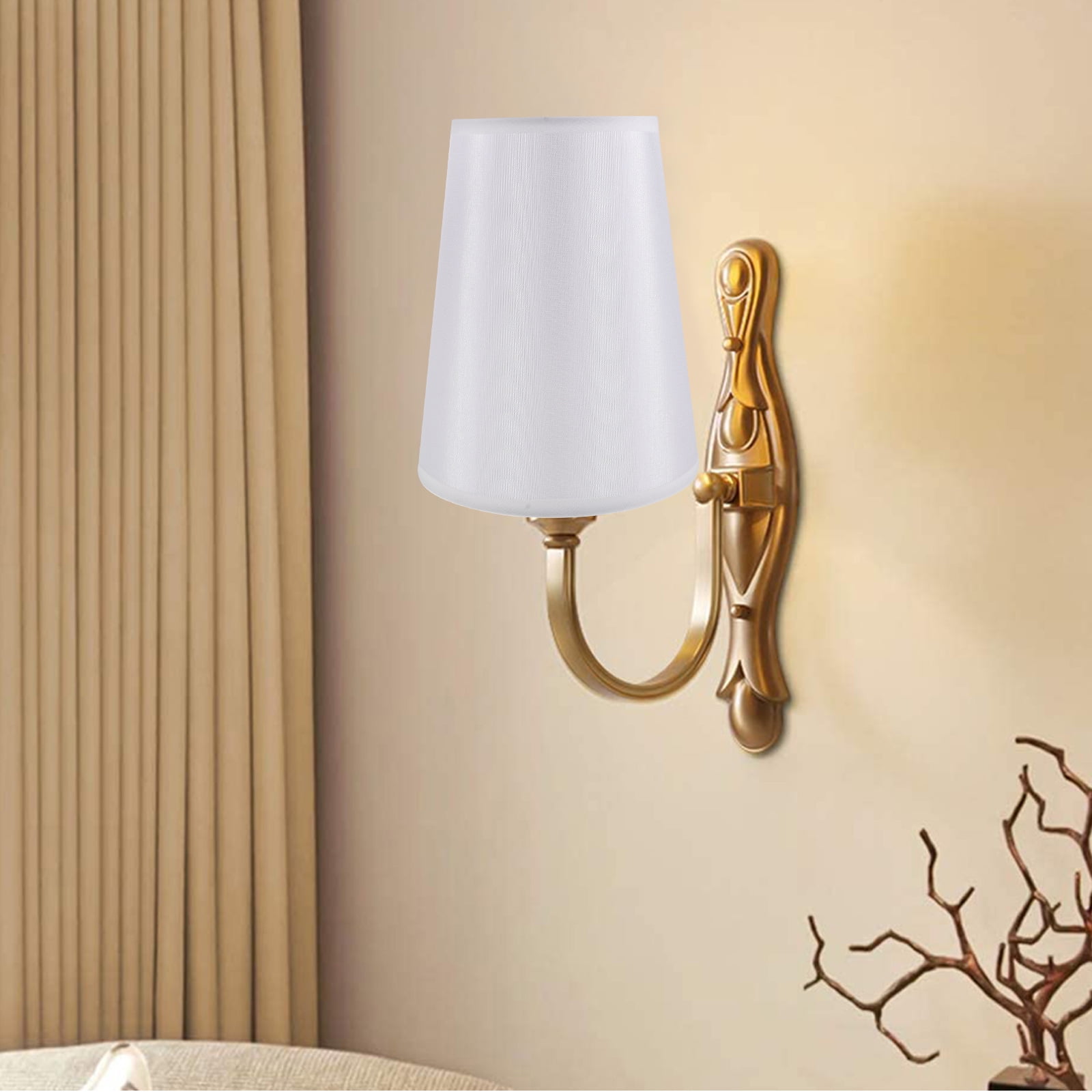 WHAMVOX Semi Circular Table Lamp Chandelier Shade Decorative Cover for ...