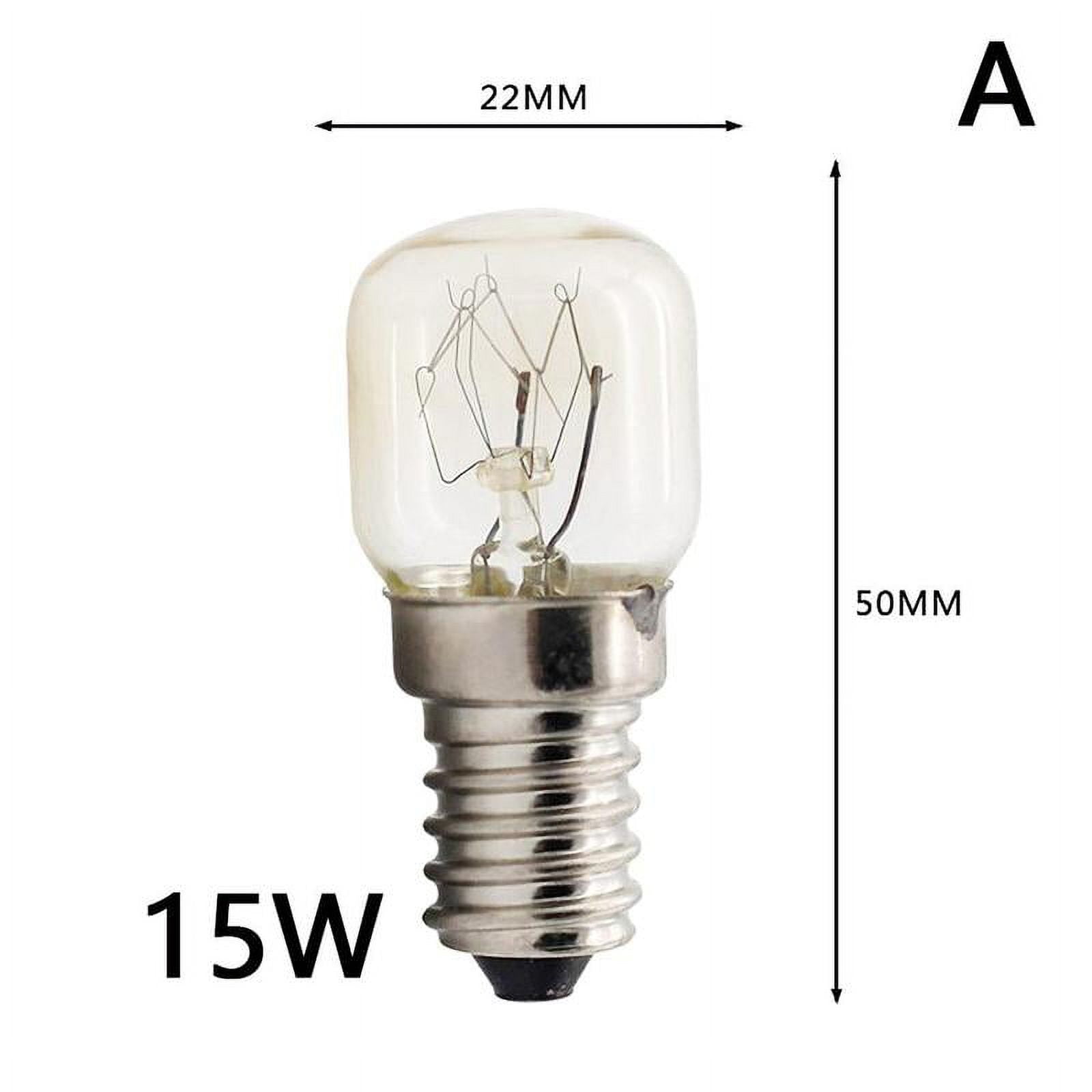 E14 Oven Lamps Stove Heat Resistant Light Bulb / 25W 15W 220 240V F9S8 ...