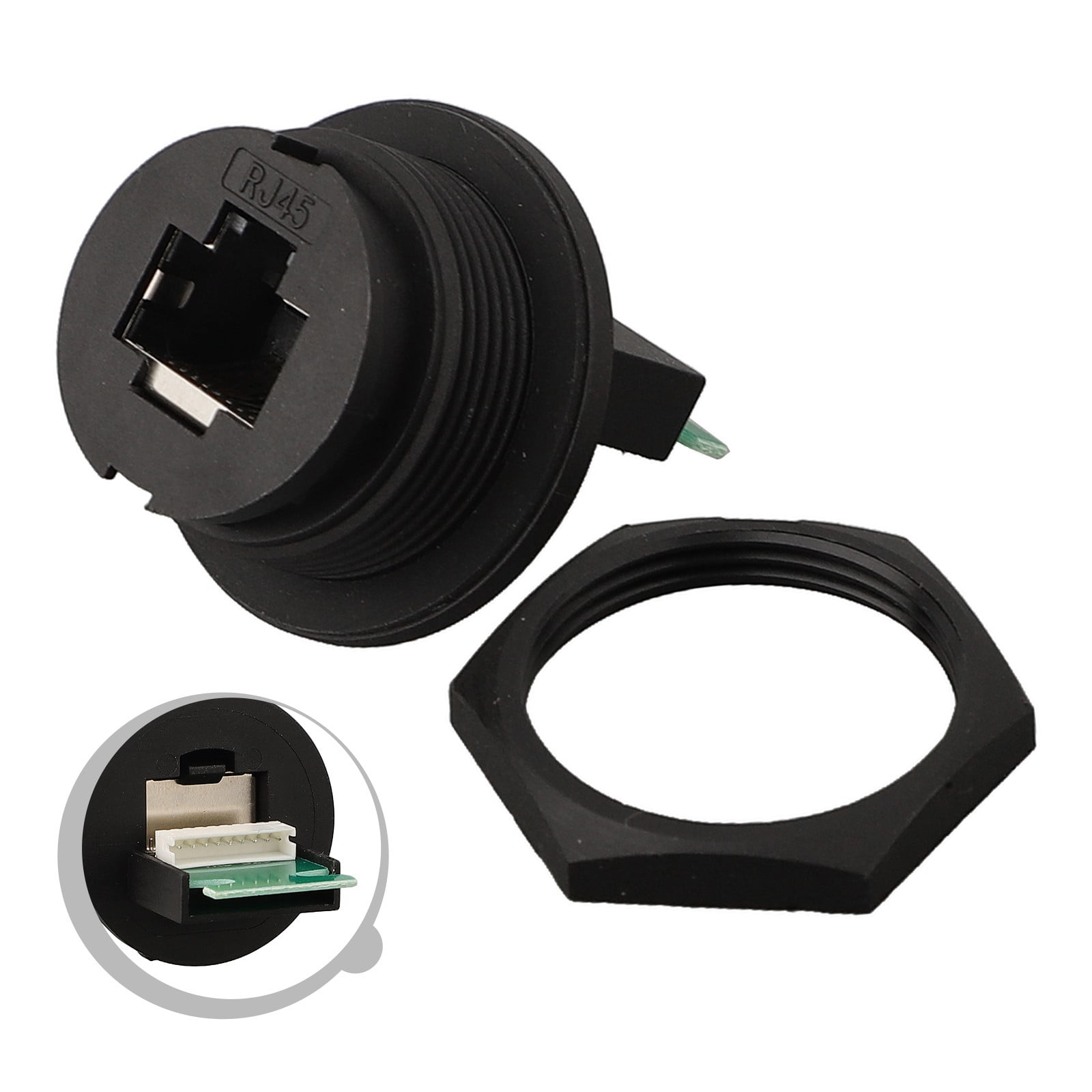 E16 Waterproof Connector Network Switch Coupler Snap Female Socket To ...