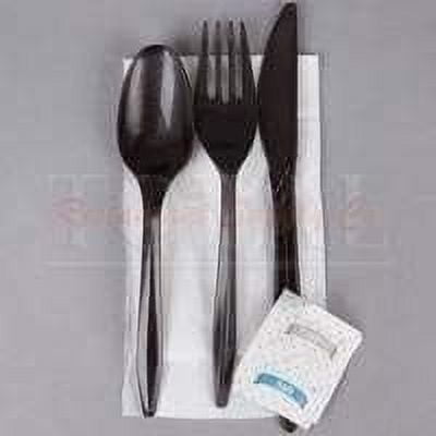 E188000 Empress Heavy Weight Cutlery Kit PS Black Fork, Teaspoon, Knife ...