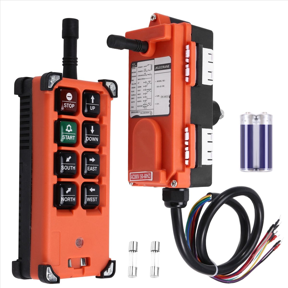 -E1B AC 380V Wireless Industrial Remote Control Switch is Crane Remote ...