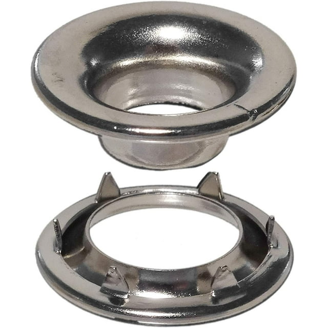 E1RRGSWSS100 Stainless Steel Rolled Rim Grommet and Spur Washer ...