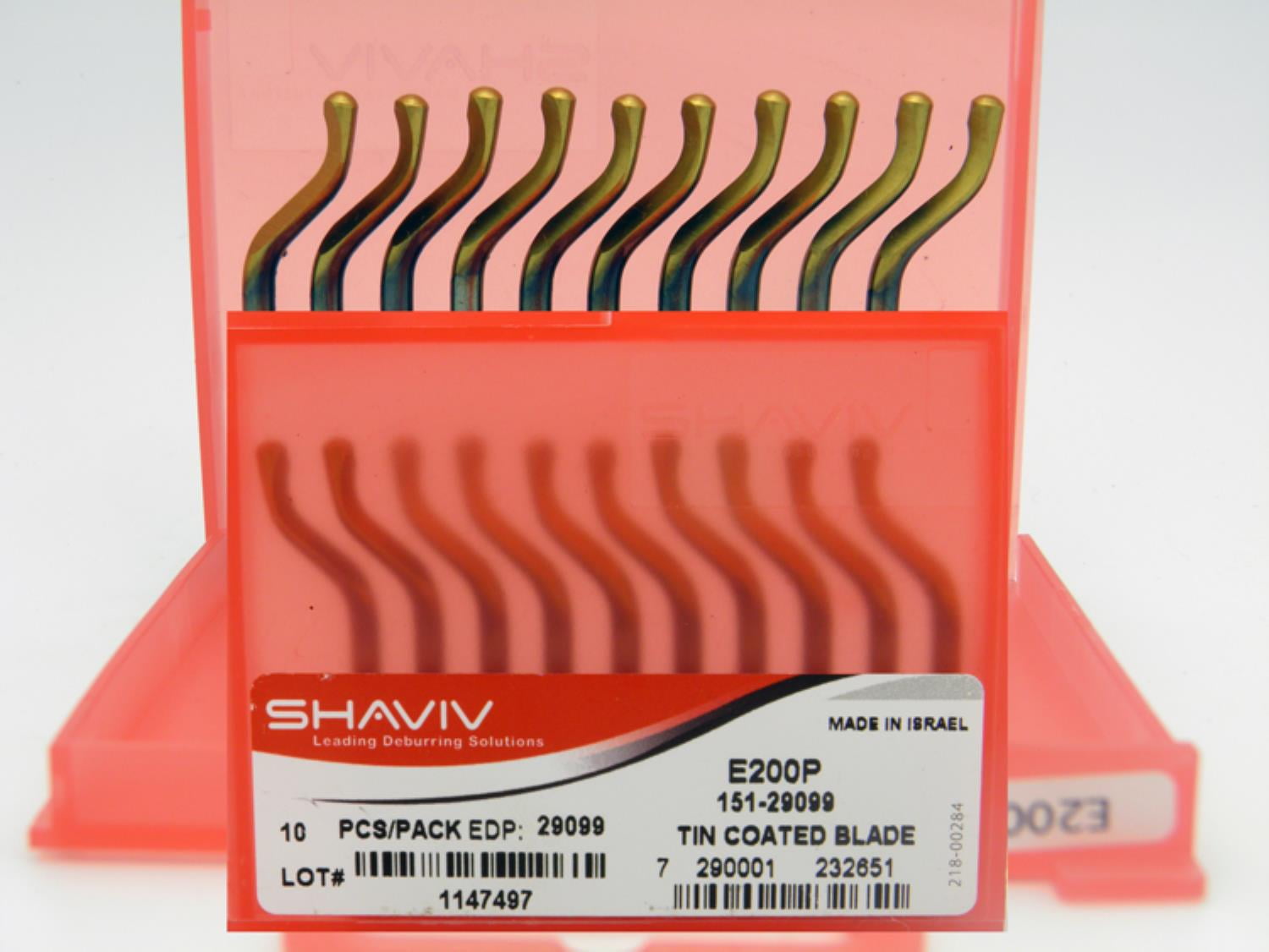 E200P HSS TiN Deburring Blade for Copper, Brass & Plastics for Bi ...