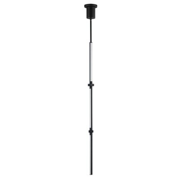 ET2 Lighting E21357-BK Dorian - 18W 3 LED Linear Pendant-1 Inches Tall and 1 Inches Wide Black ...