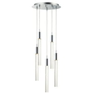 ET2 E22775-91PC Fizz IV LED Polished Chrome LED Pendant Ceiling Light ...