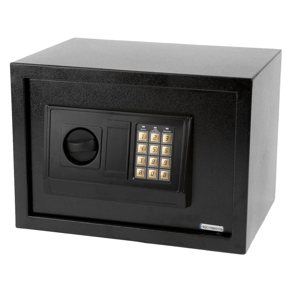 E25EA Small Size Electronic Digital Steel Safe Strongbox Black ...