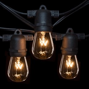 G40 Mercury Gold String Light Sets with White Wire - Walmart.com