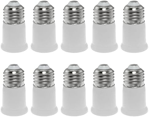 E26 to E26 Socket Extender10PCS 6.3cm/2.5 Inch Degree Centigrade E26 Heat-resistant No Fire ...