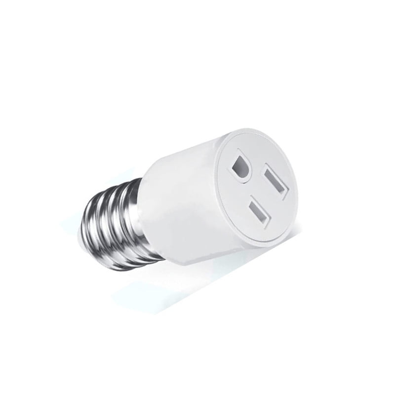 E26/E27 3 Prong Light Socket Adapter Outlet, ight Socket to Plug ...