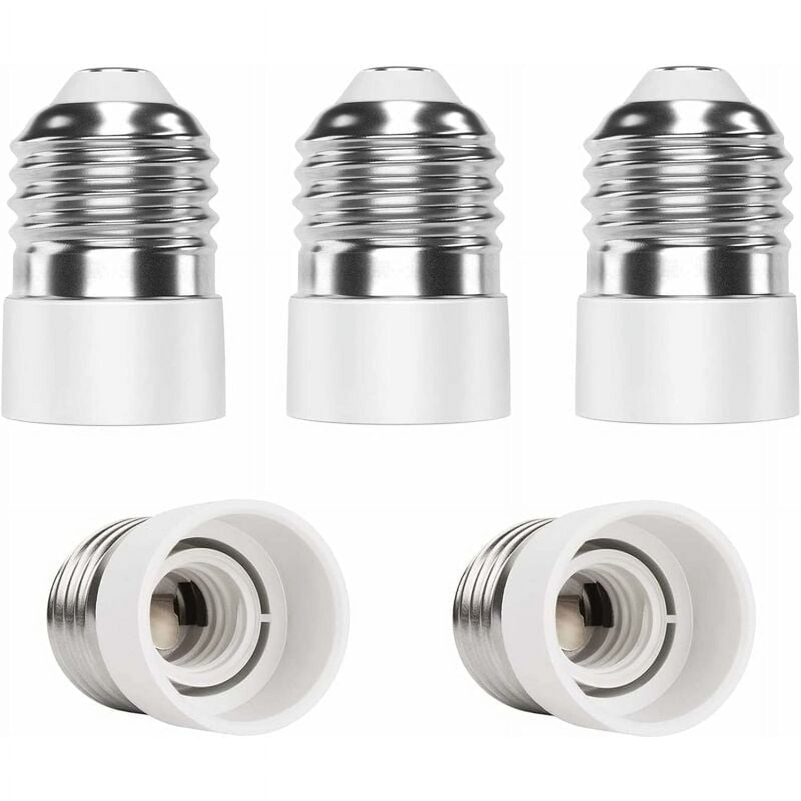 E26 E27 To E17 Adapter, 6-Pack Of Light Bulb Socket Adapter Converters For Safe And Efficient ...