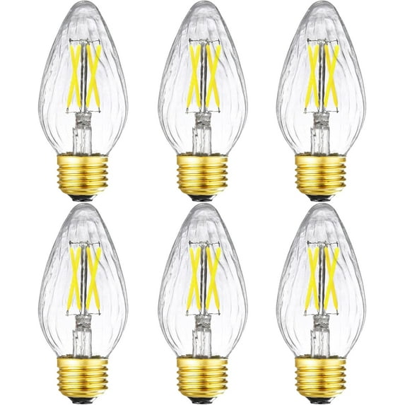 E26 Edison Bulb 6W Equivt E26 LED Bulb 60 Watt Dimmable 4000K E26 Light Bulb AC120V Neual White ...