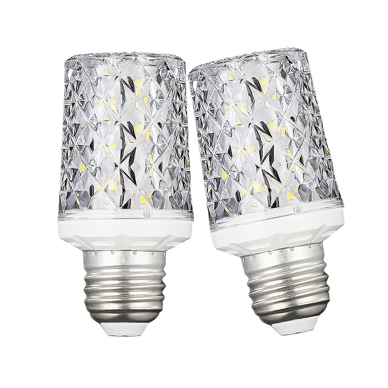 E26 LED Bulbs,Modern Craft Crystal lamp,6000K Daylight White 18W LED ...