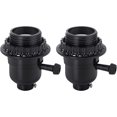 E26 Lamp Socket Replacement. Turn Switch Knob ON/Off. Threaded Medium ...