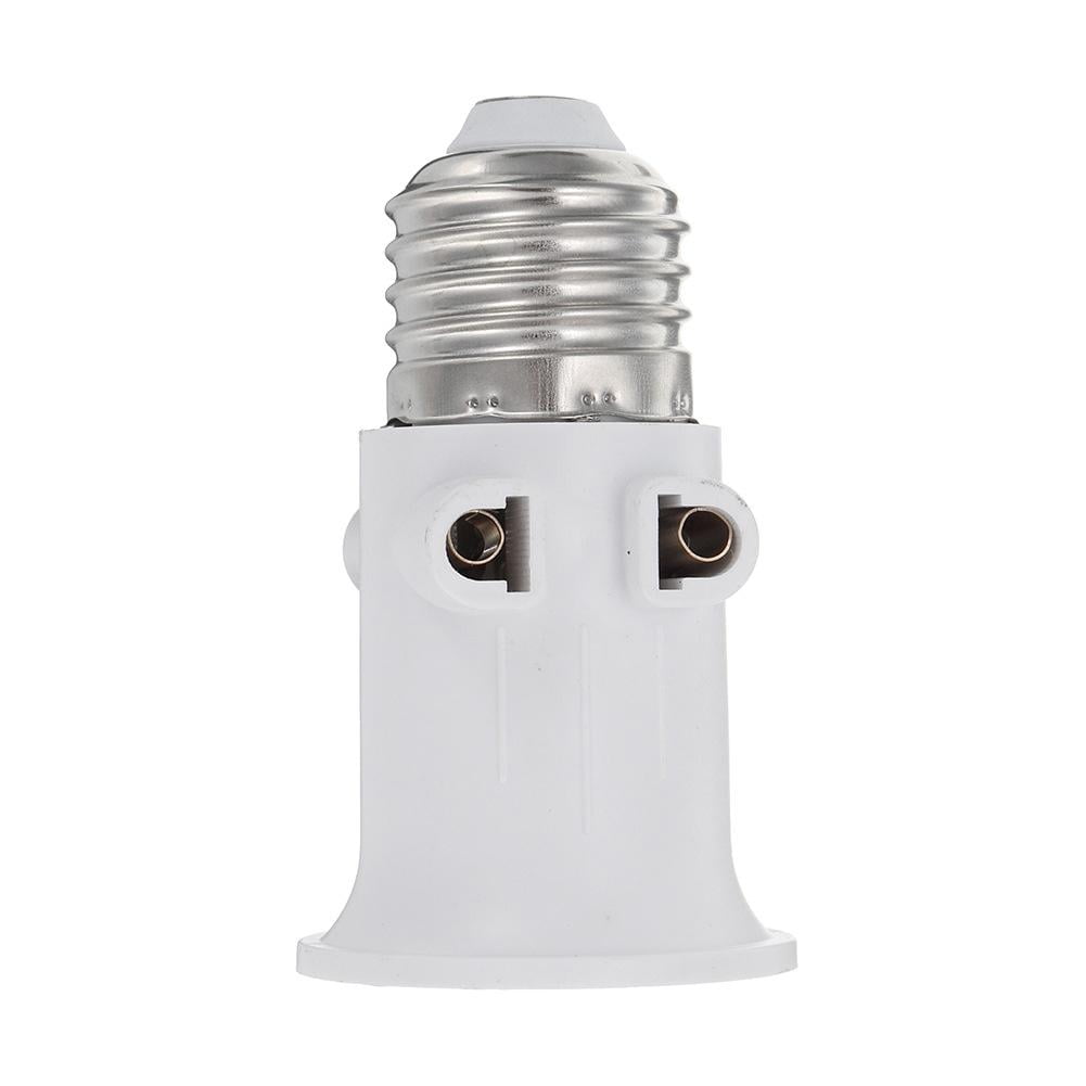 E27 100-240V Light Bulb Socket Adapter with Plug, Screw-in Lamp Holder ...