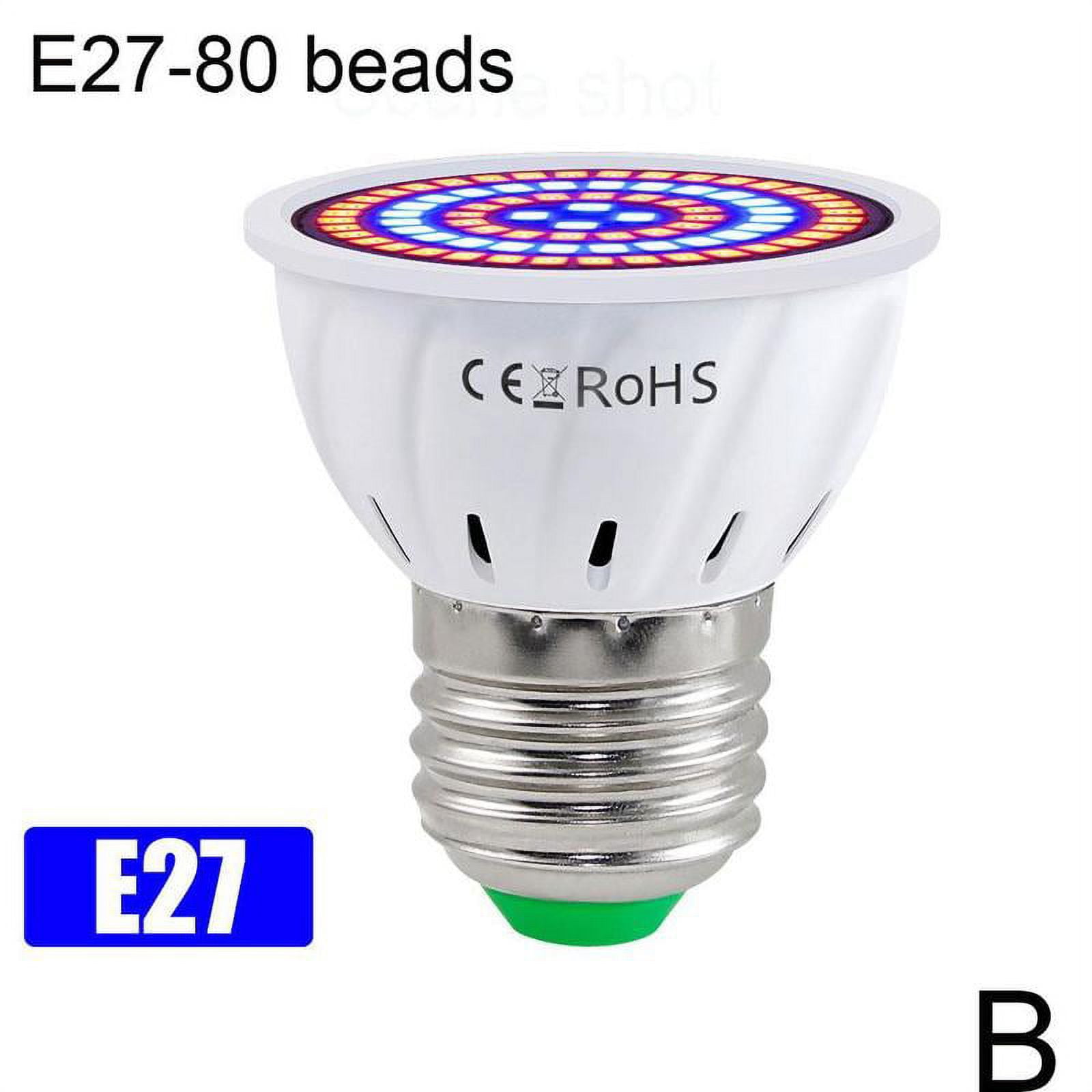 E27 48/80 Leds Plant Grow Lamp Led Full Spectrum Growth Bulbs Light ...