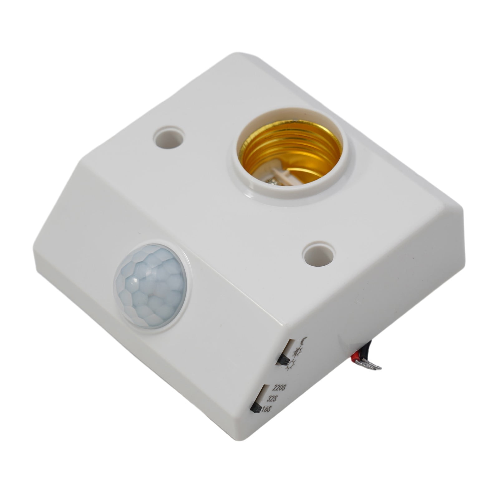 E27 Base Lamp Holder Led Automatic Human Body Infrared Ir Sensor 110-240V - Walmart.com
