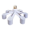 E27 Base Socket Splitter E27 to E27 LED Bulb Lamp Holder 2in1/3in1/4in1 ...