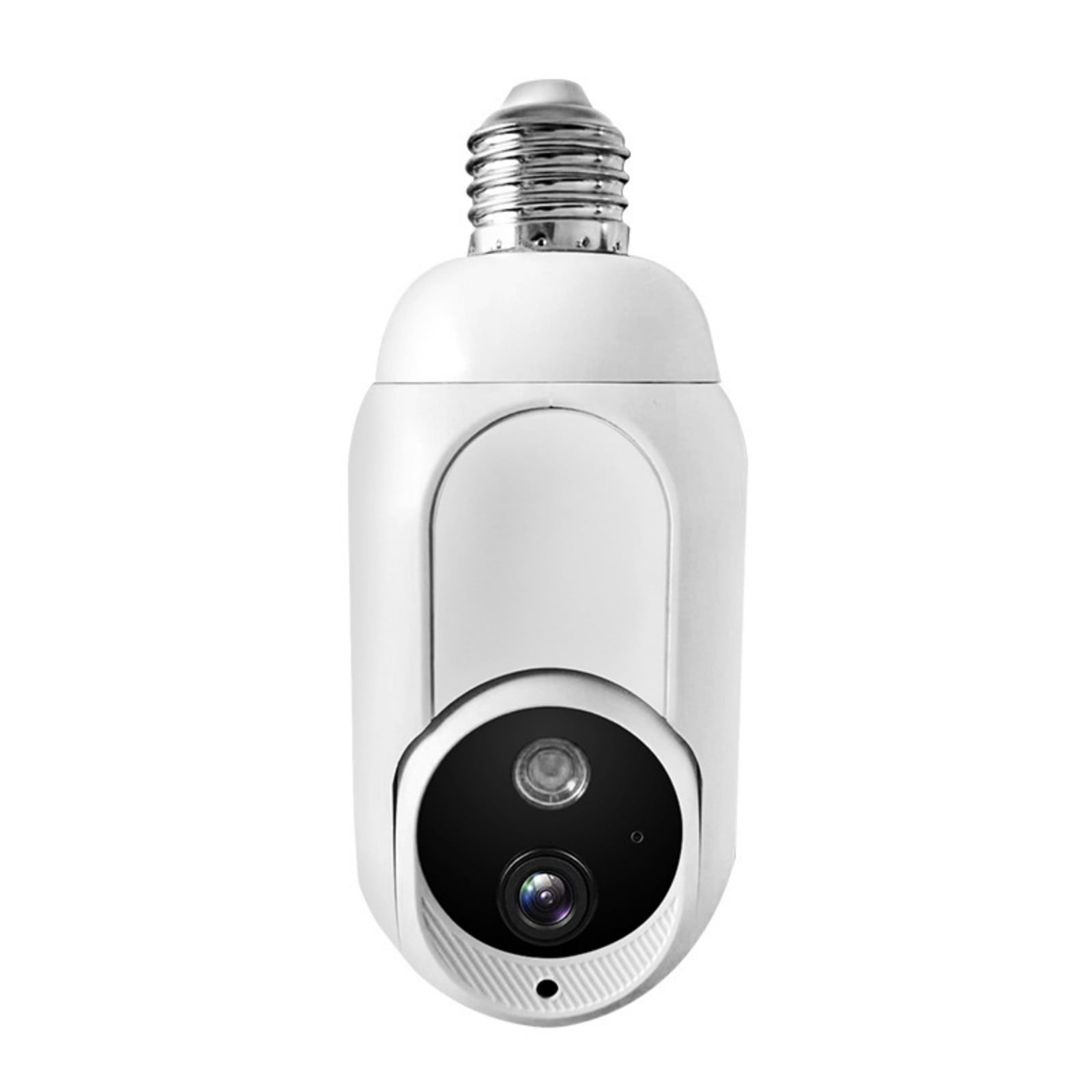 E27 Bulb Security Camera | 2MP HD Wireless Surveillance | 360° Night ...