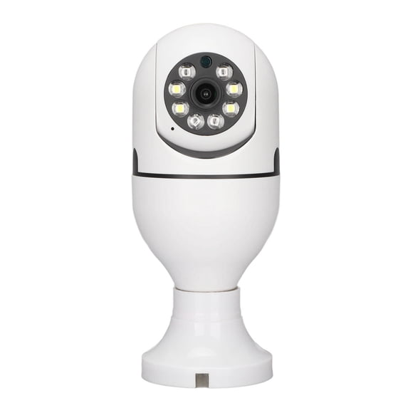 E27 Bulb WiFi Smart Camera 1080P Security Monitor with Two-Way Audio ...