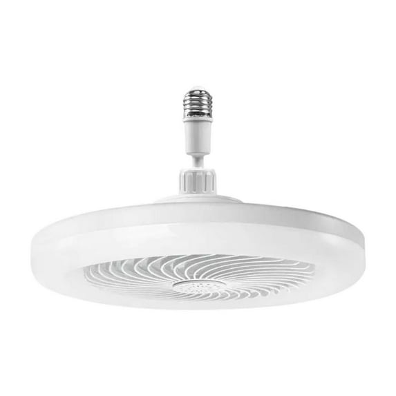 E27 Ceiling Fan with Dimmable LED Lights, Remote Control, Enclosed Low ...
