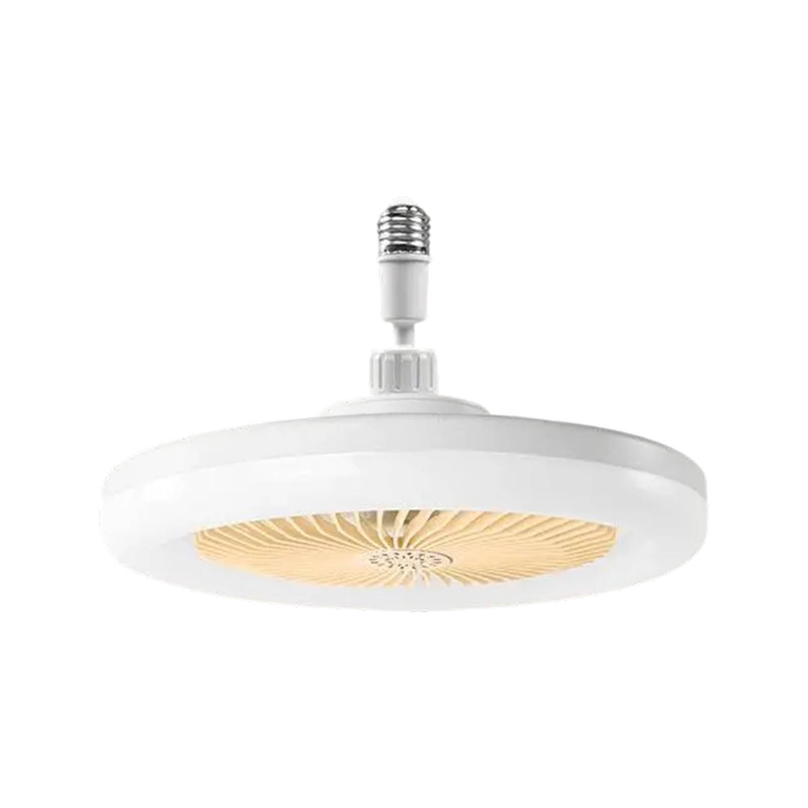 E27 Ceiling Fan With Lights Remote Control Three Color Dimming ...