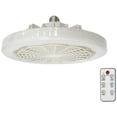 E27 Ceiling Fan with Light & Remote Control, Smart Fan Light, Lighting ...