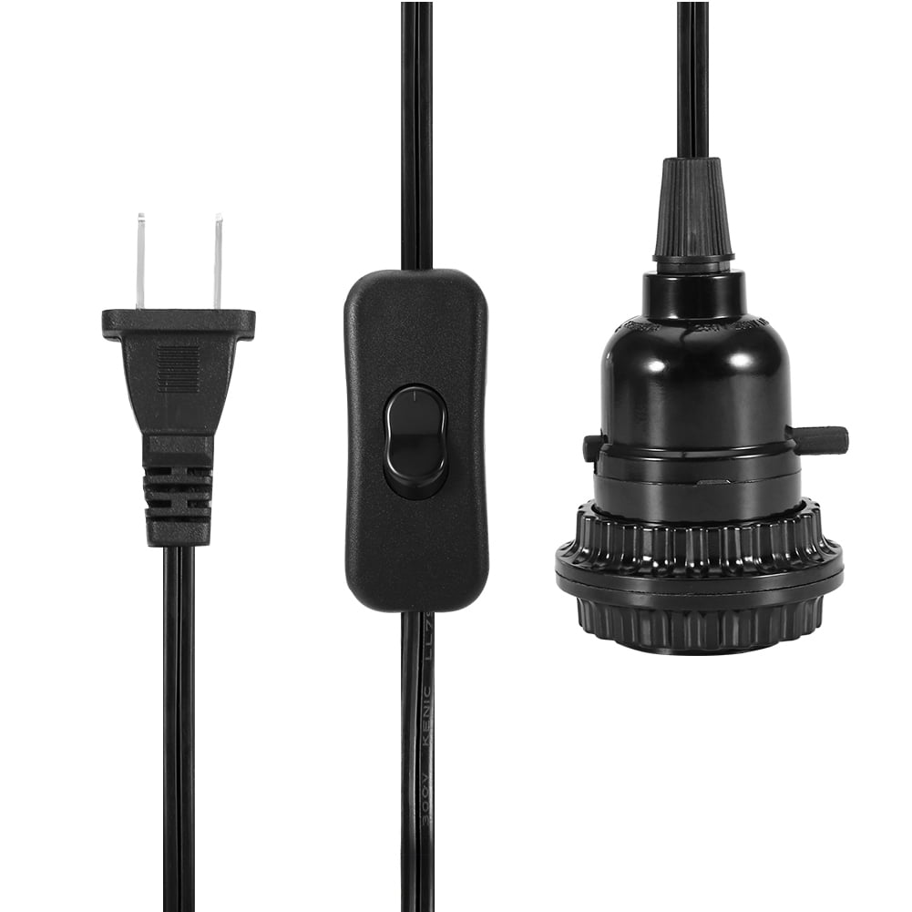 E27 E26 lamp bulb holder base lamp socket cable American plug (without ...