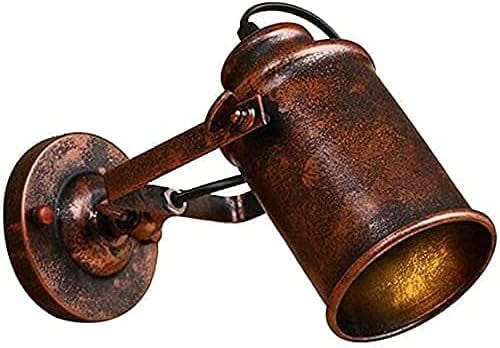 E27 High Light Transmission Retro Wall Lamp Wrought Iron Wall ...