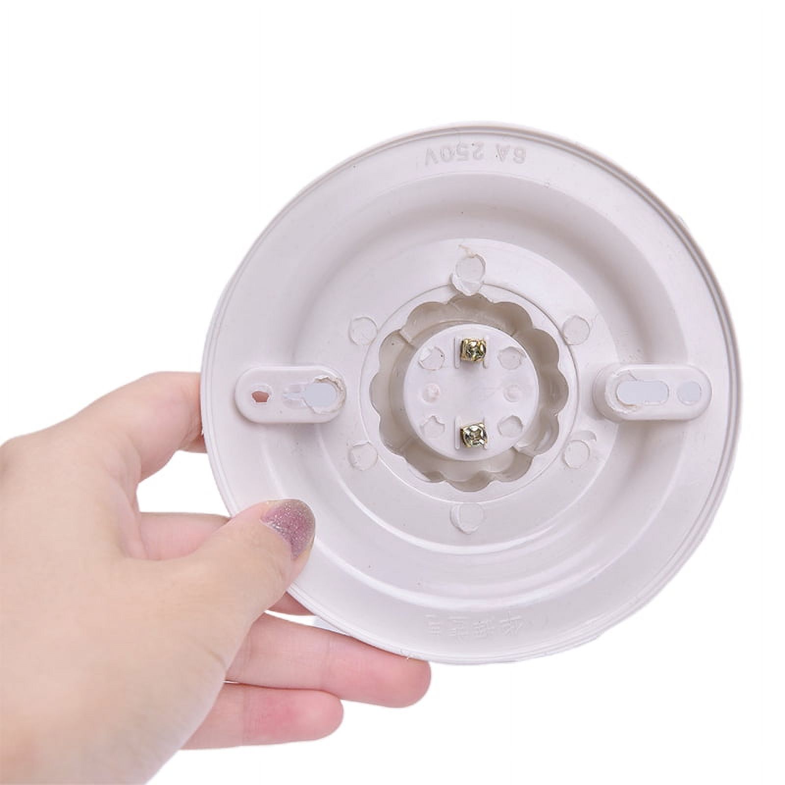 E27 LED Light Bulb Holder Round Socket E27 Base Hanging Lamp Socket ...