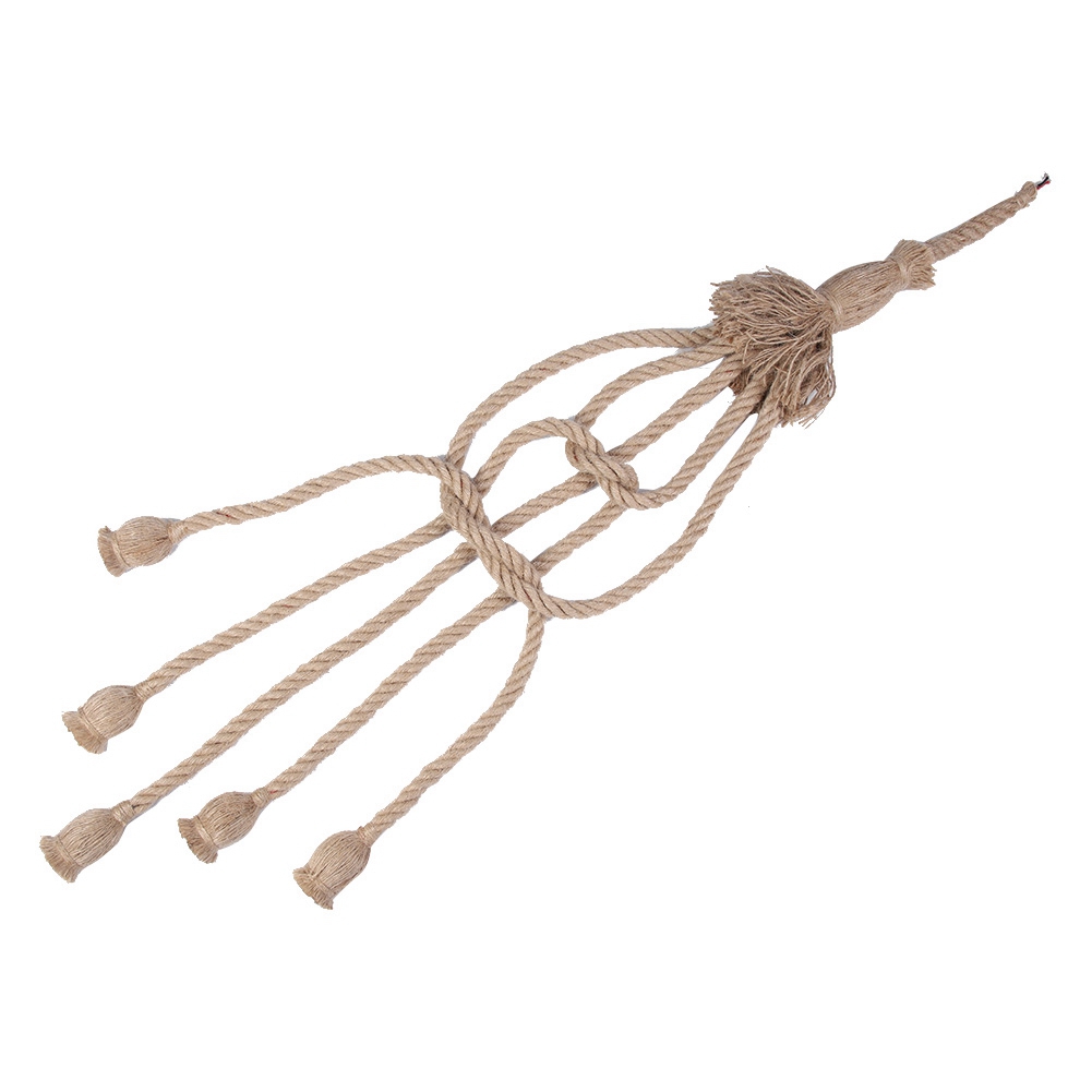 E27 Lamp Base 2m Hemp Rope Cord Electric Wire DIY Pendant Decorative ...