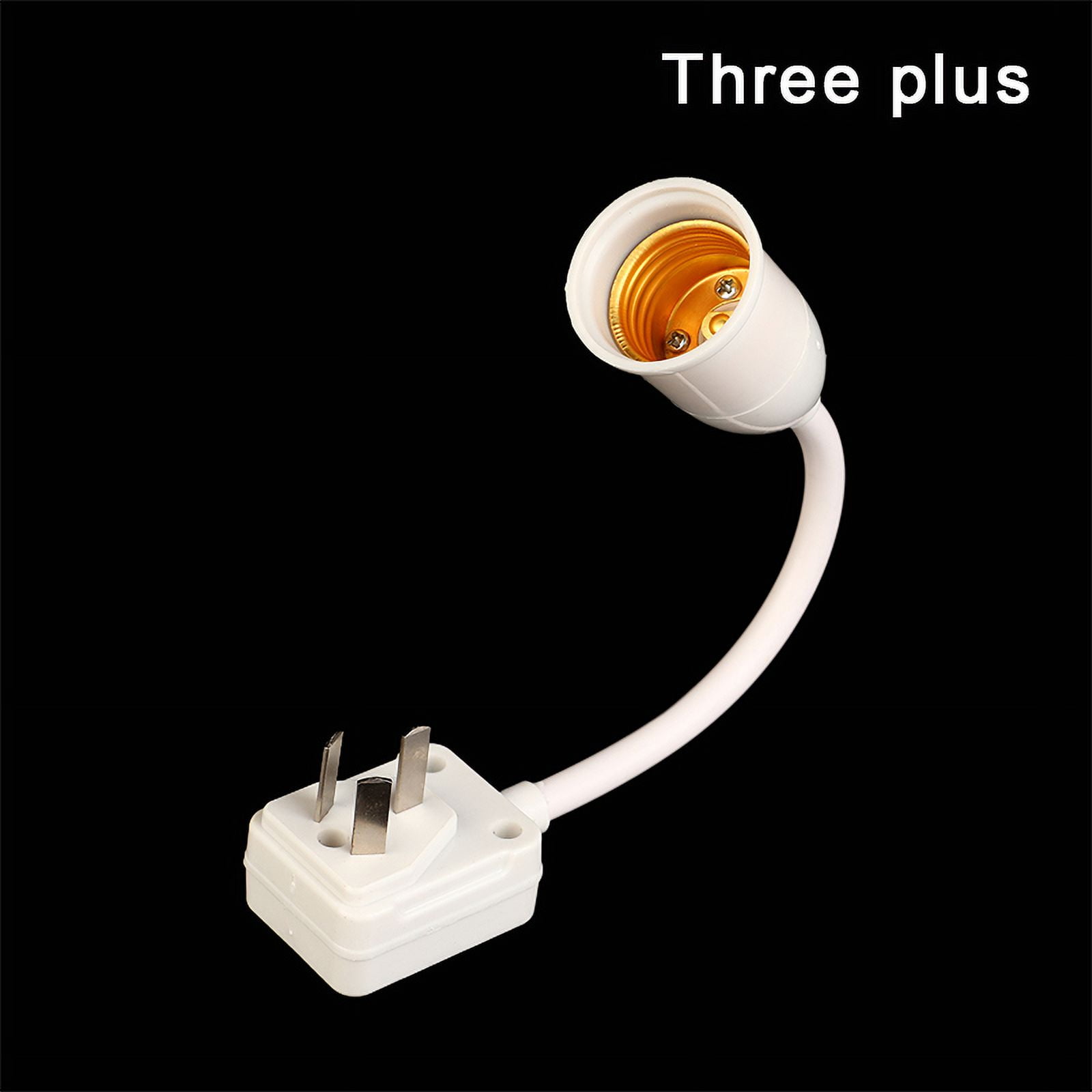 E27 Lamp Base Flexible Bend Wall Light Socket Adapter Plug Switch Lamp ...