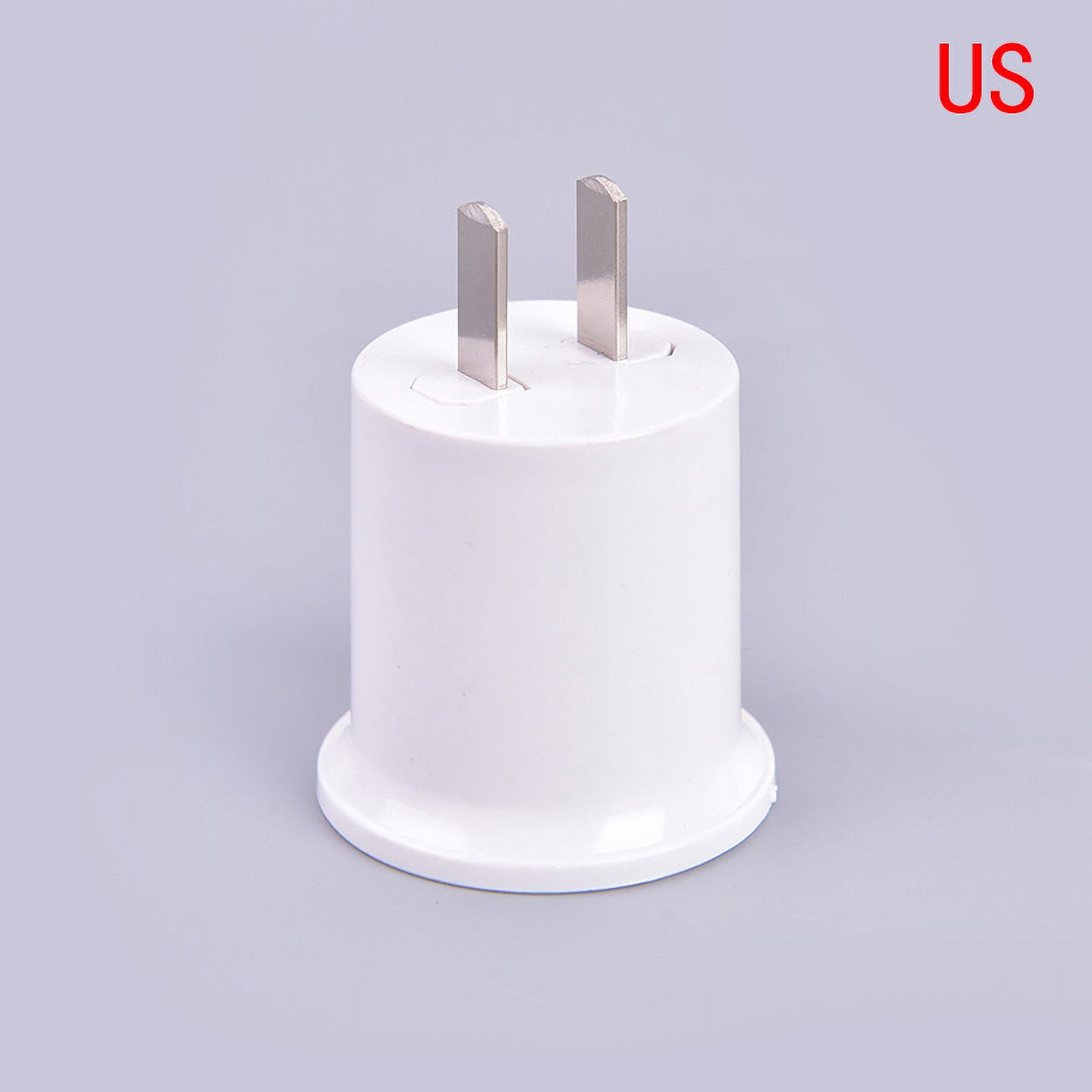 E27 Lamp Base To EU/US Plug Socket Lamp Holder Converter Adapter Light ...