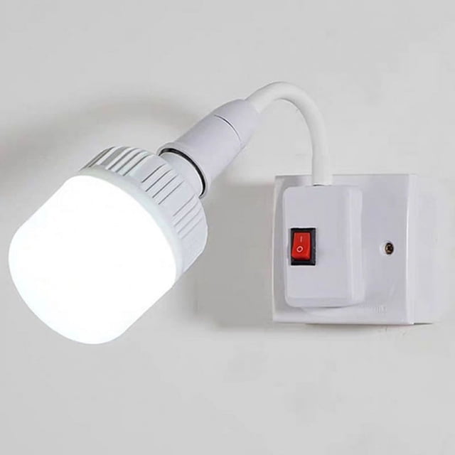 E27 Lamp Bases Adjustable Rotating Holder Light Flexible Bend Mobile ...