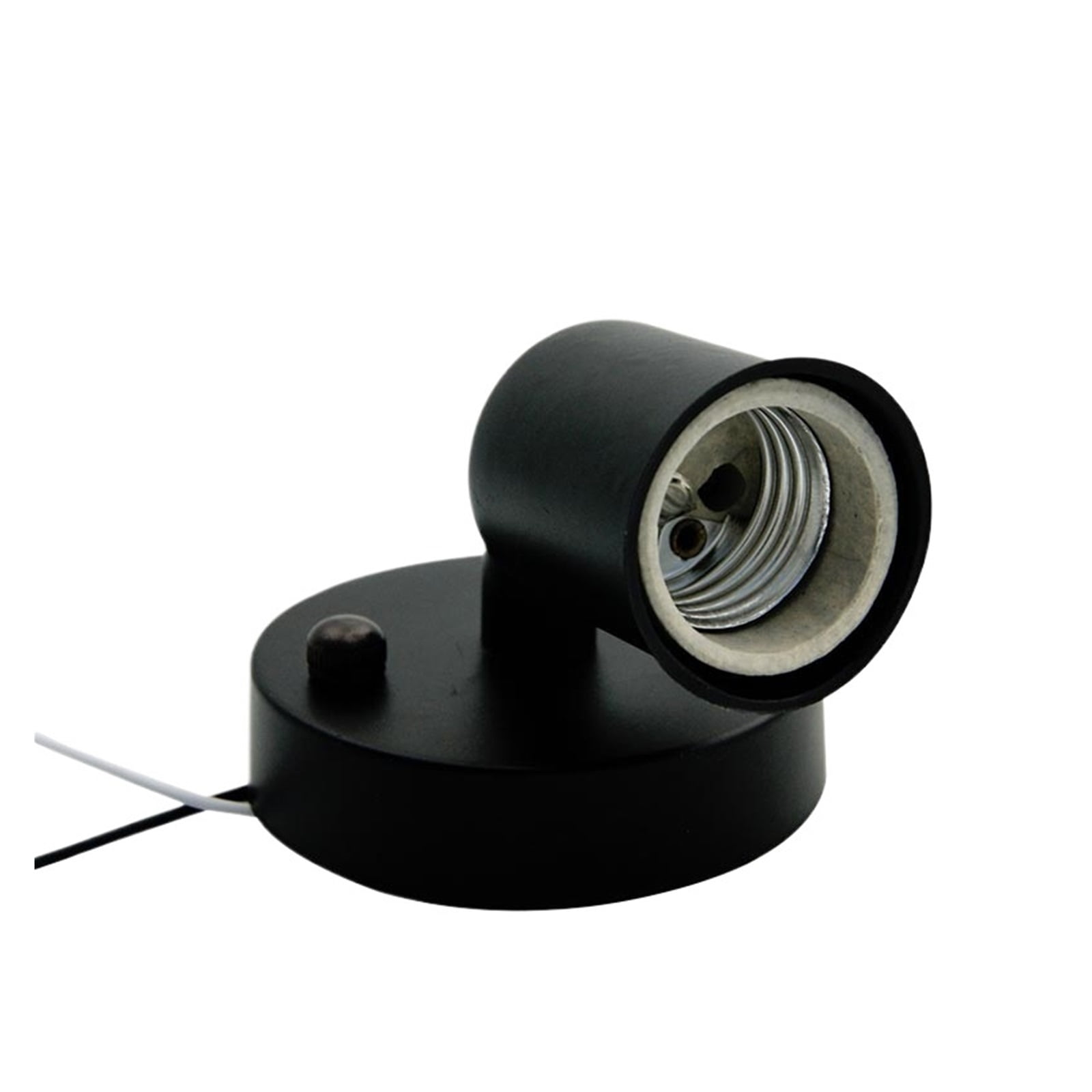 E27 Lamp Holder 180 Degree Steerable E14 Ceiling Plate Iron Pendant ...