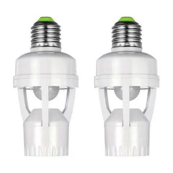 E27 Lamp Holder Adapter with PIR Motion Sensor AC100-240V LED Bulb ...
