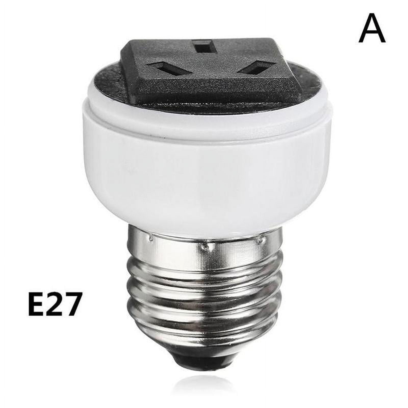 E27 Lamp Light Socket Holder Screw Bulb Convert To EU Female Power HO ...