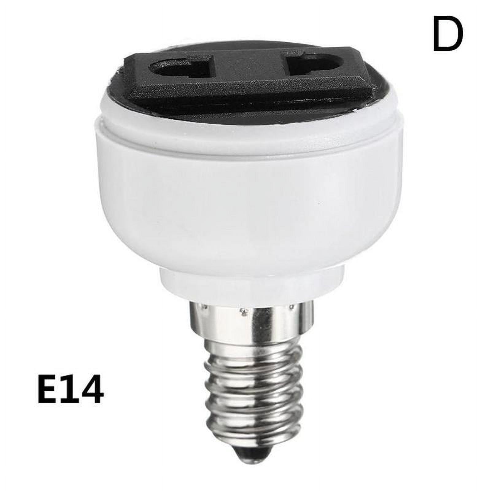 E27 Lamp Light Socket Holder Screw Bulb Convert To US Female EU Power ...