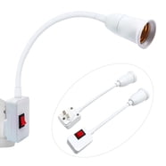 TWDRTDD Plug in Light Socket Adapter, 360° Rotation, E26 E27, ABS ...