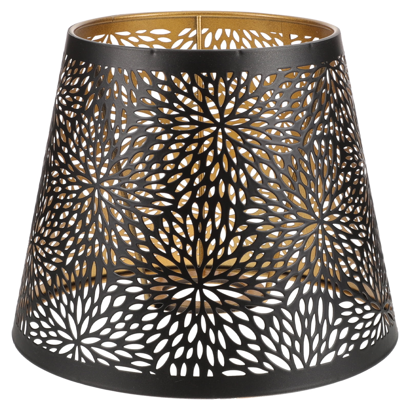 E27 Metal Lampshade Bedroom Decorative Light Cover Hallow Metal Table ...