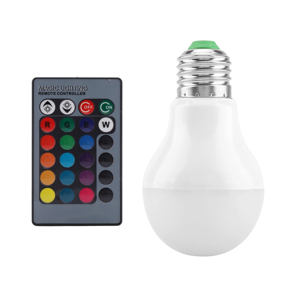 E27 RGB LED Light Bulb Multi Color Changing Lamp for Corridor Bar Hotel ...