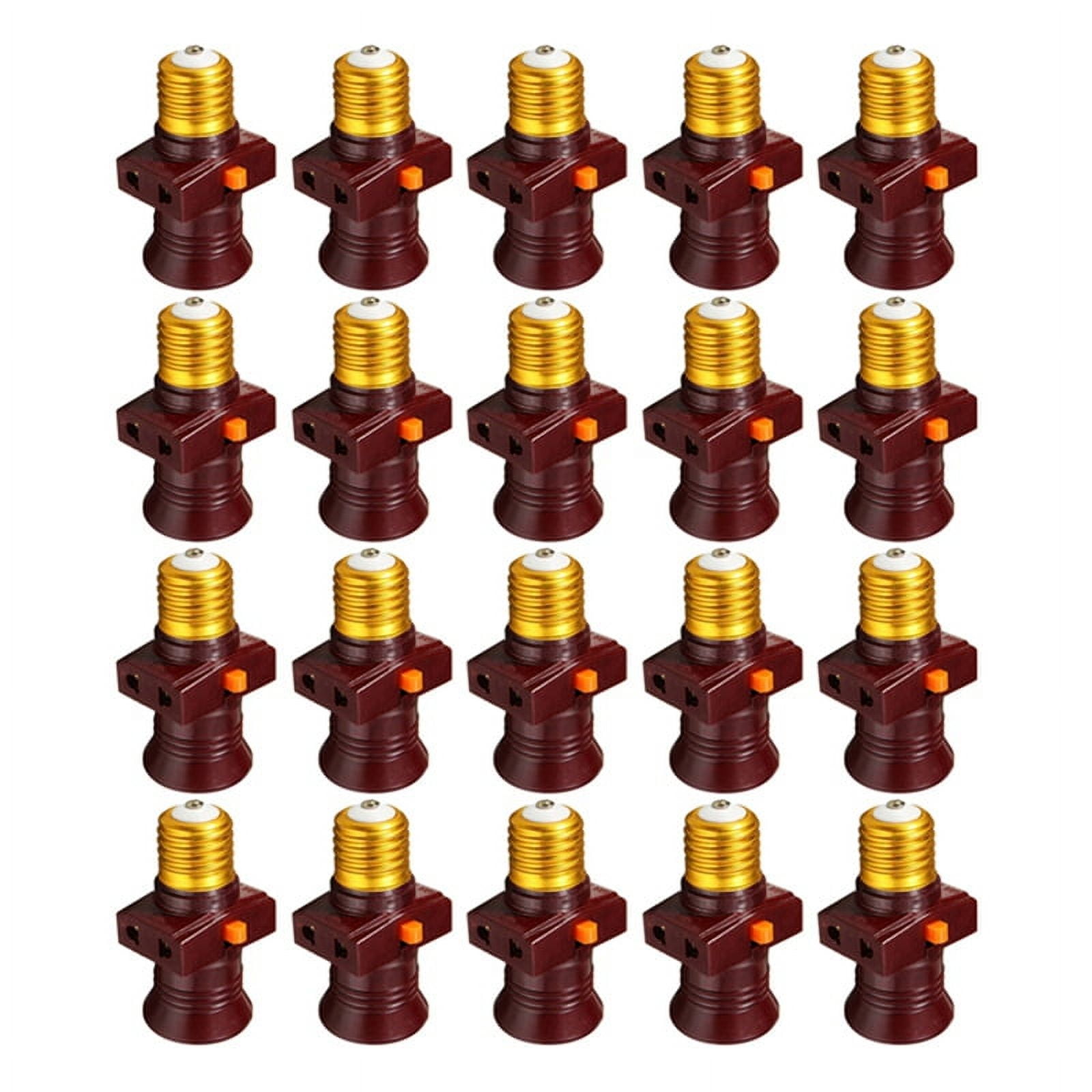 E27 Screw Bulb Holder Converts to Switch Lamp Holder LED Bulb Adapter ...