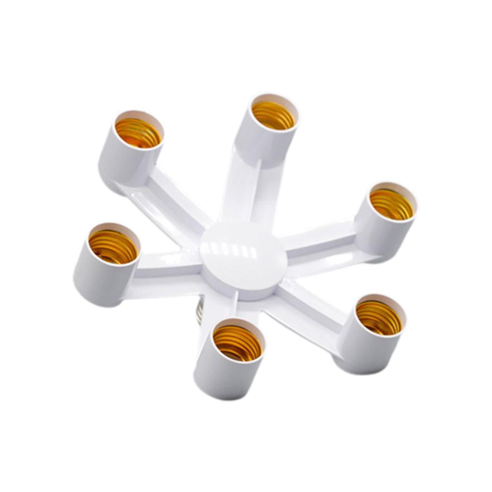 E27 Screw Socket Light Bulb Holder with One-to-Many Design, High ...