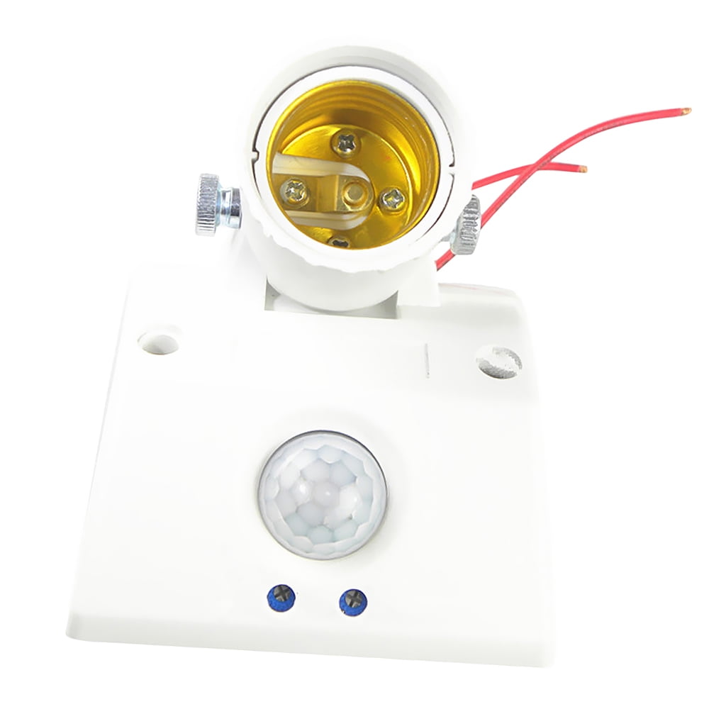 E27 Sensor Light Lamp Holder Switch Wall Light Lamp Base for home and ...
