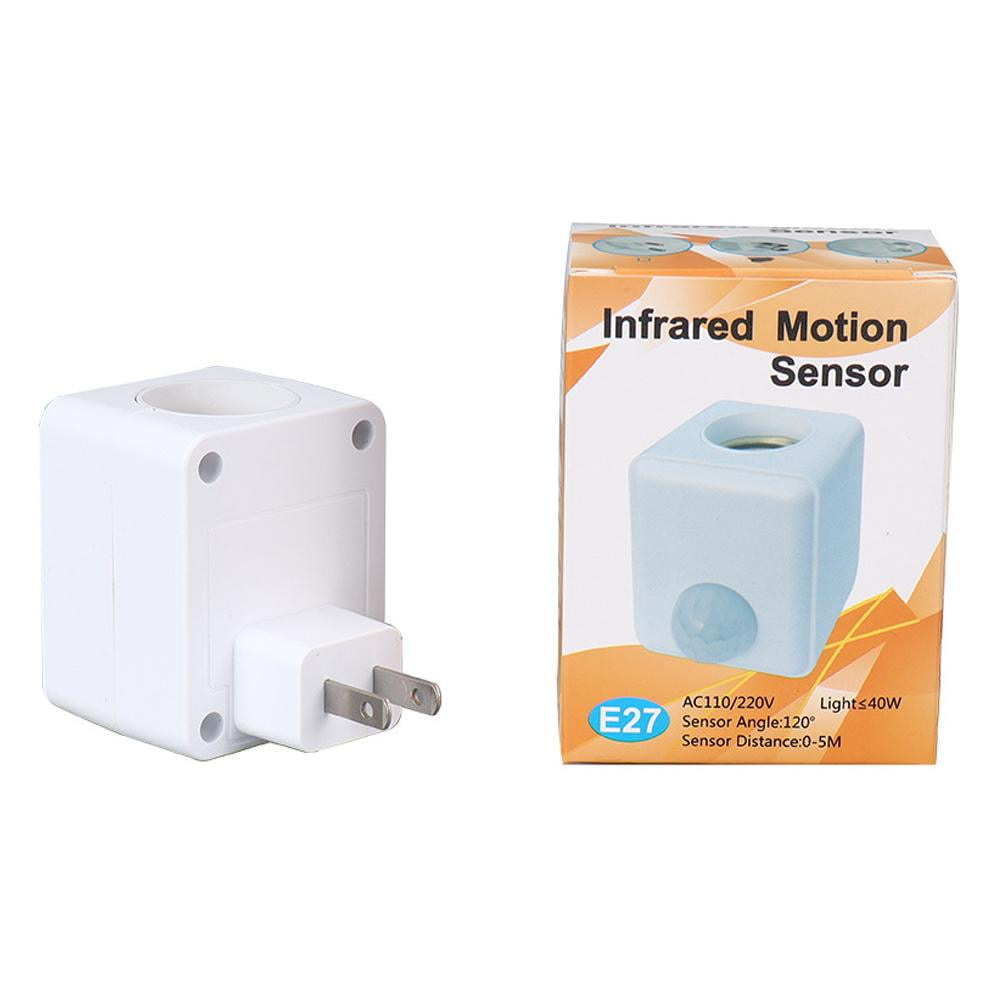 E27 Socket LED Bulb Base with Infrared Motion Sensor, Automatic On/Off ...