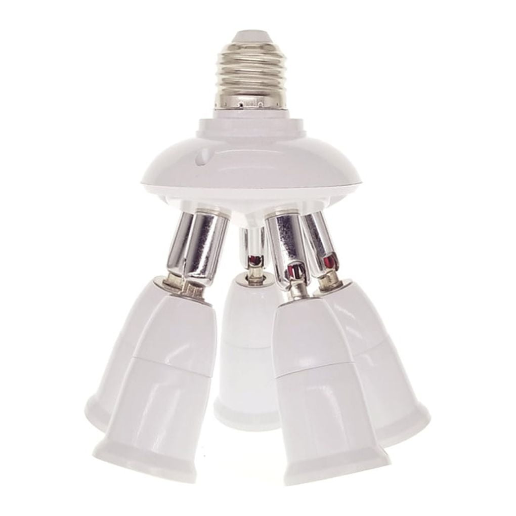 E27 Splitter Lamp Bulb Socket Converter Light Adapter Improvement ...