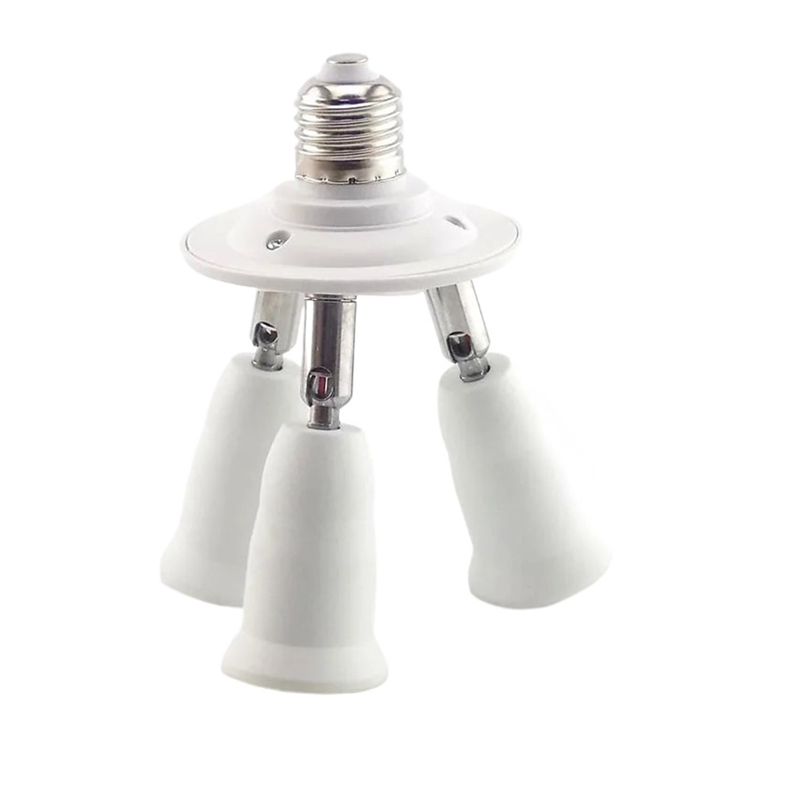 E27 TO 3 E27 Lamp Bulb BASE Bulb Holder 90V-240V Adapter Splitter Bases ...